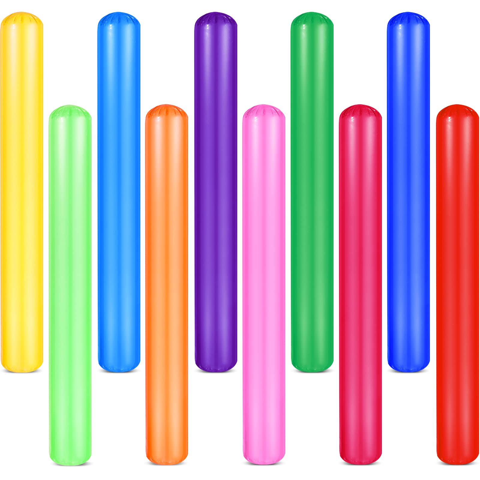 Mua 10 Pcs Colorful Inflatable Pool Noodles 41.34 Inch PVC Pool ...