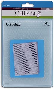 Amazon.com: Cricut Cuttlebug 5-Inch-by-7-Inch Embossing Folder, Polka Dots