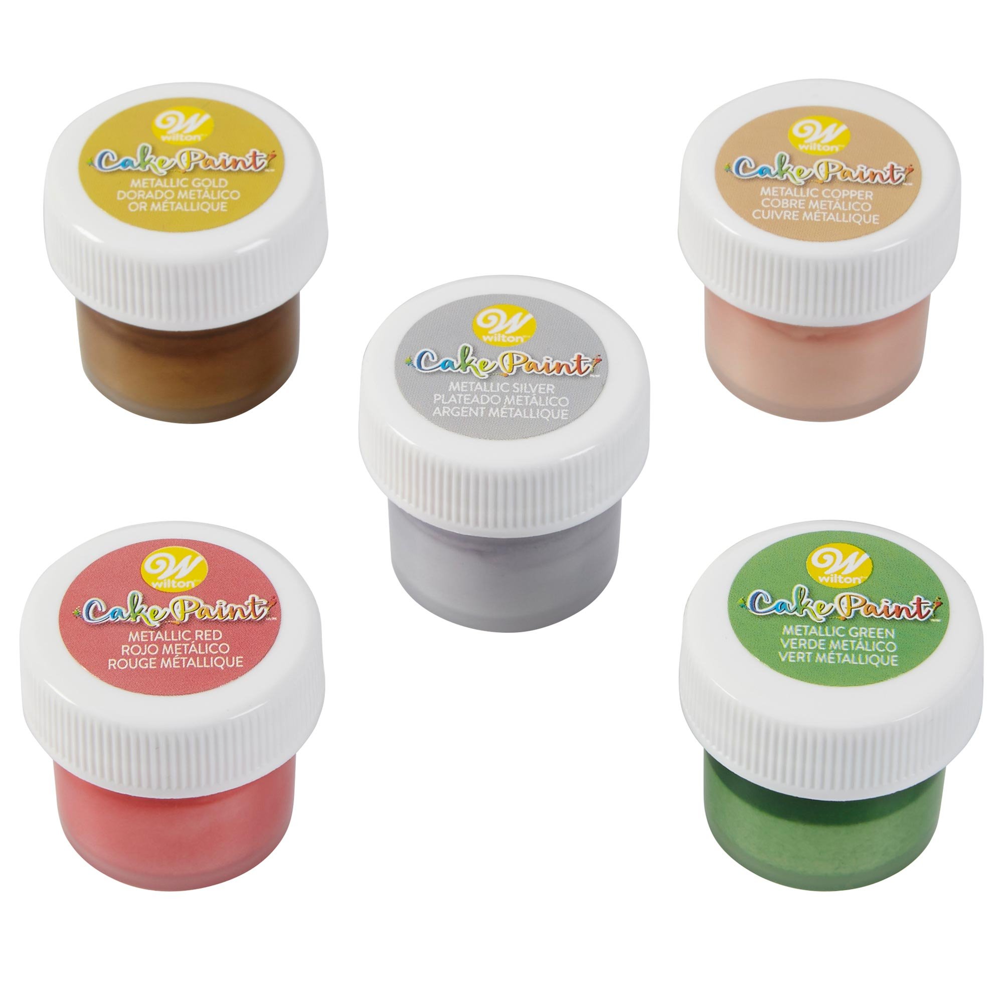 Edible Cake Paint, Primary Color Set of 5 by Wilton: Amazon.com ...