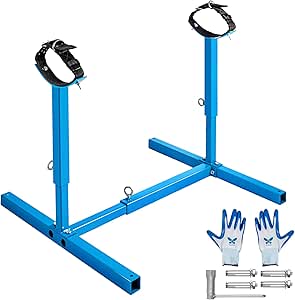 Amazon.com : Happybuy Grooming Breeding Stand Fully Adjustable H-Frame ...