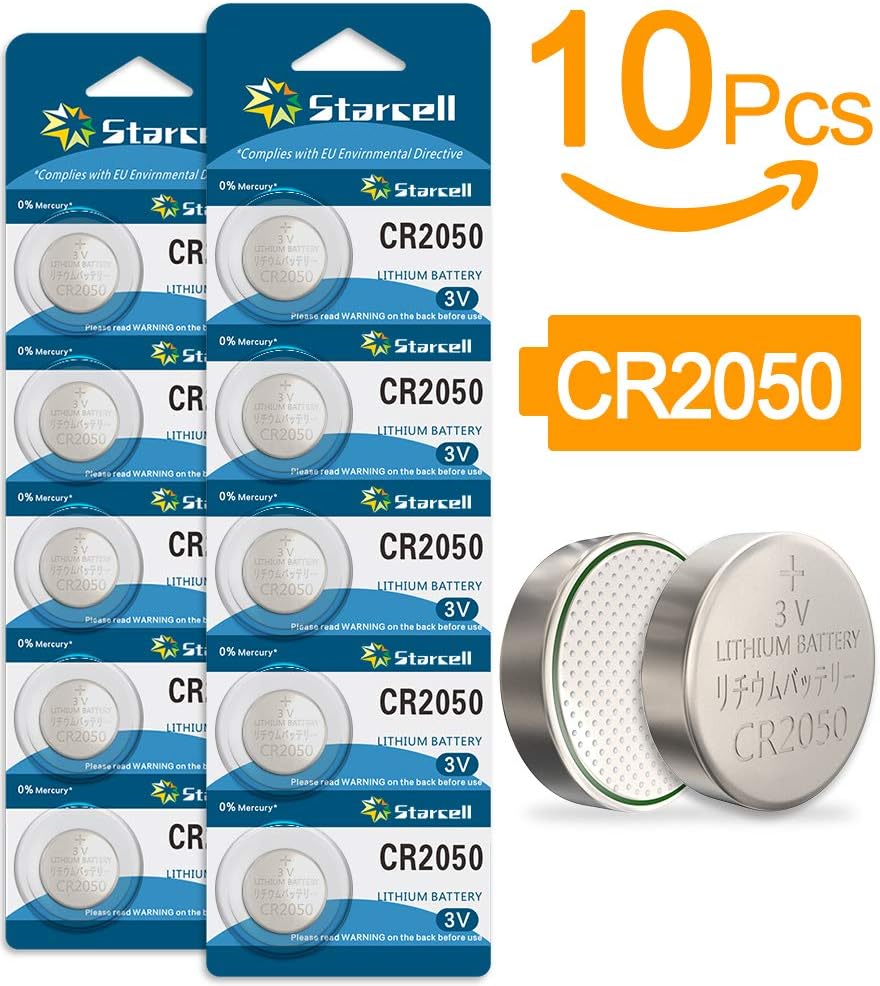 10 x CR2050 3 V Lithium Button Cell 3 mAh: Amazon.de: Elektronik
