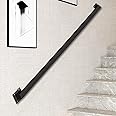 3ft Black Iron Hand Railing, Sturdy Safety Staircase Handrails Wall ...