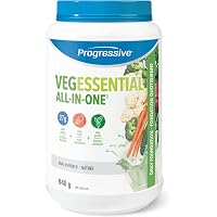 Progressive VegEssential, All-In-One Vegan Protein, Greens, Vitamins ...