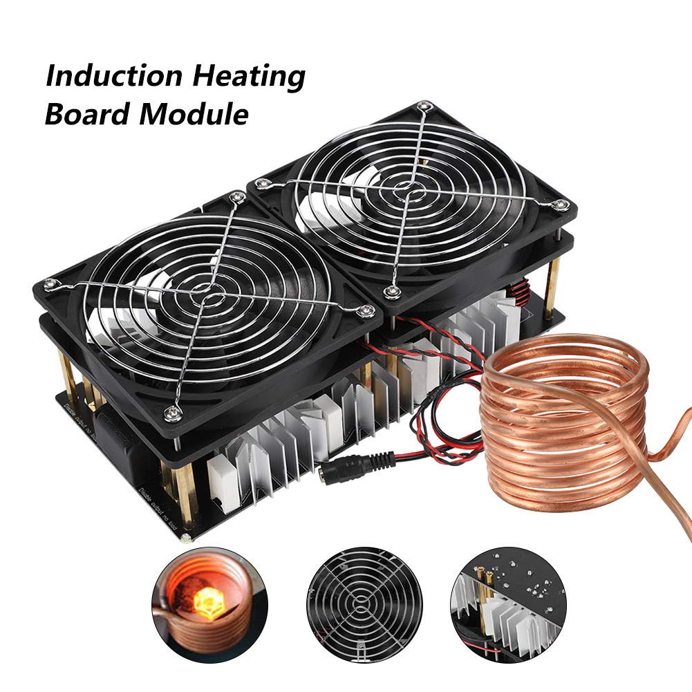 12V-48V 2500W Hochfrequenz Induktionsheizer, ZVS ZVS Induction Heating Board Module Flyback ...