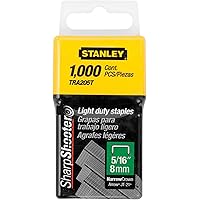 Amazon.com: Stanley TRA205T 1,000 Units 5/16-Inch Light Duty Staples ...