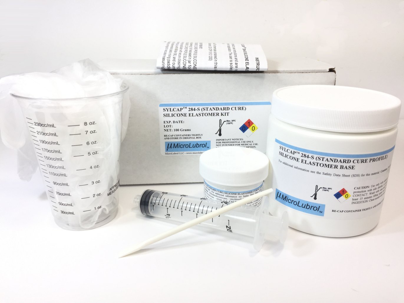 MICROLUBROL SYLCAP 284-S Silicone Elastomer Encapsulant Kit ...