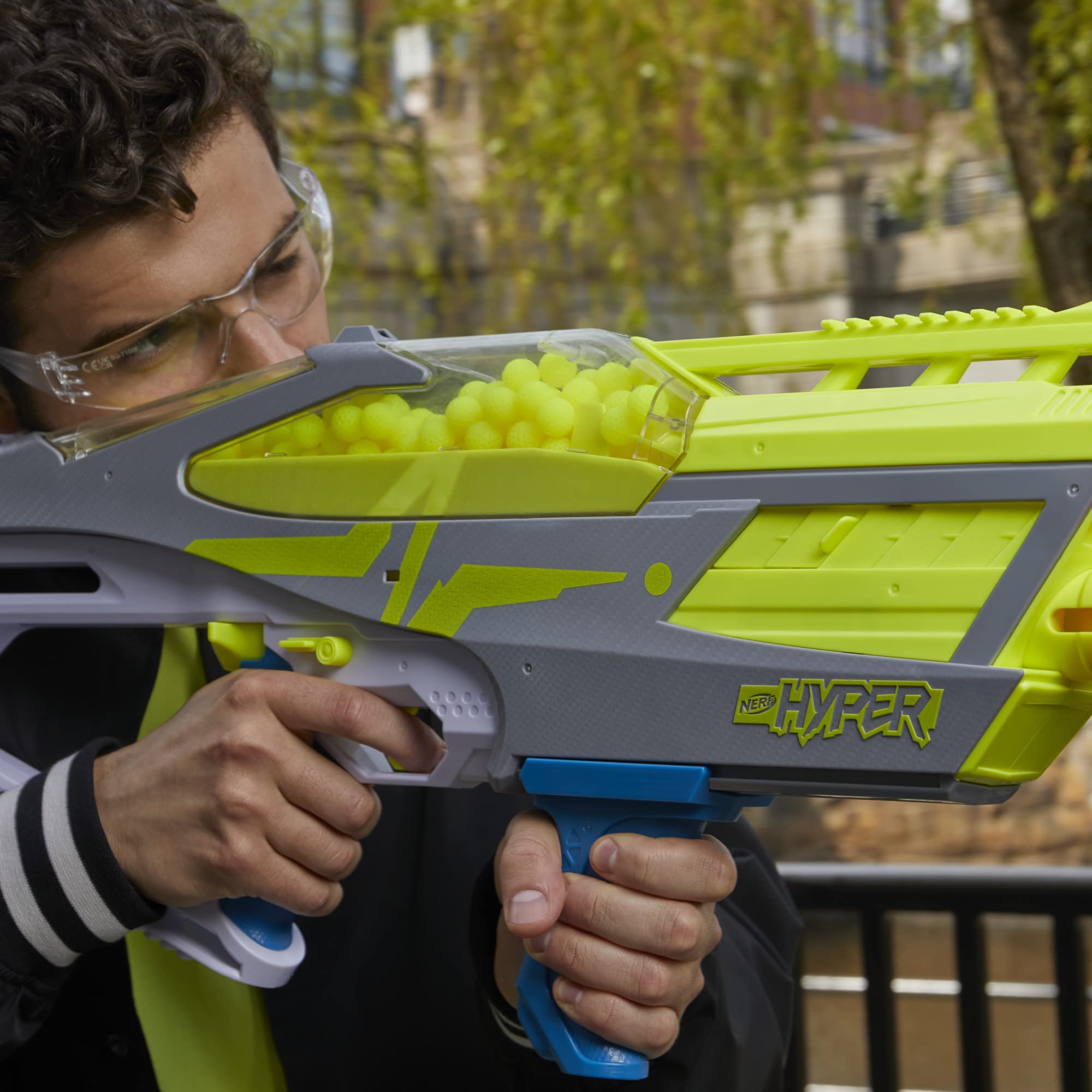 Mua Nerf Hyper Evolve-100 Blaster, 70 Hyper Rounds, Spring-Open Instant ...