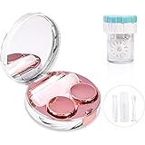 Amazon.com: Aukvite Contact Lens Case, Portable Contact Lens Box Kit ...