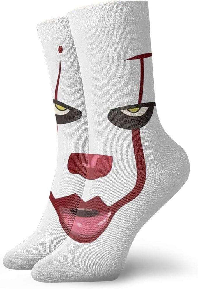 Calcetines unisex de poliéster transpirables con diseño de payaso que ...
