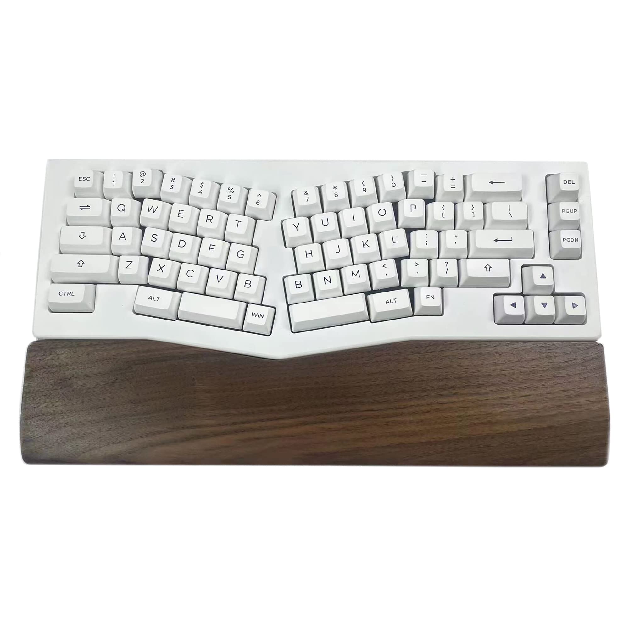 Ergonomic Wooden Wrist Rest Solid Wood Walnut for AKKO Alice Pro for ...