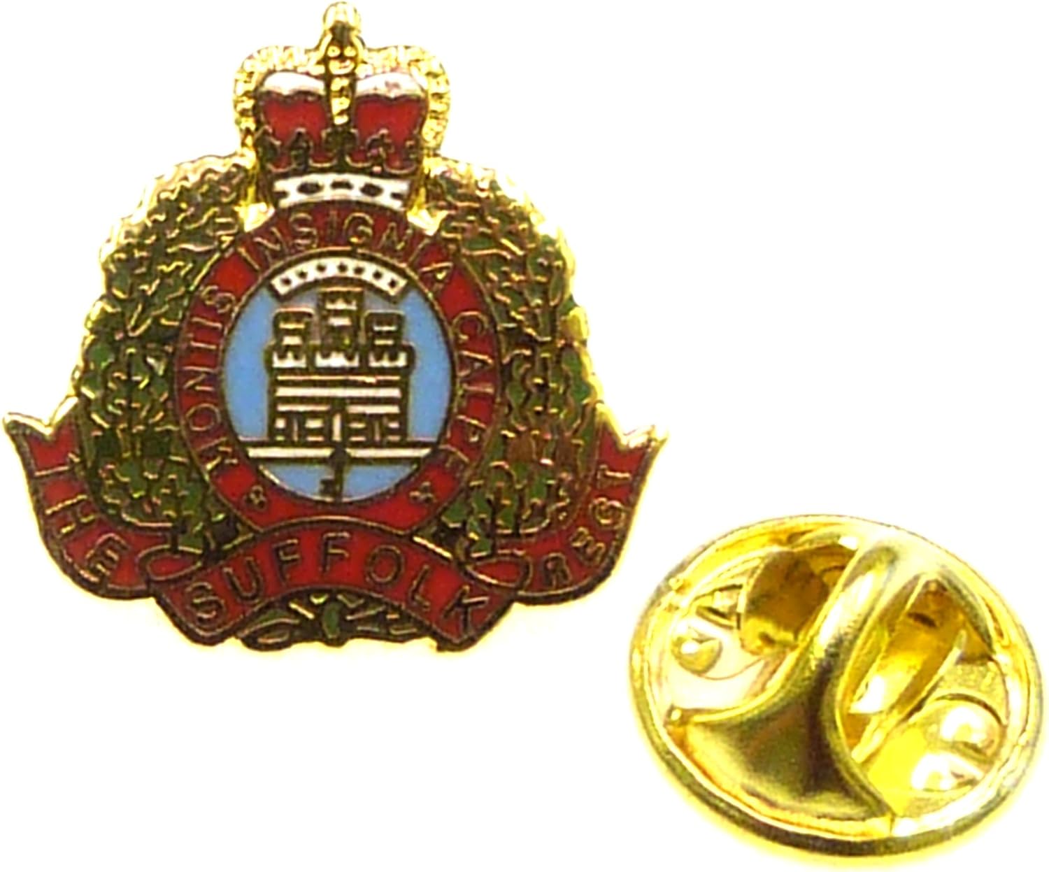 The Suffolk Regiment Lapel Pin Badge (Metal/Enamel): Amazon.co.uk: Clothing
