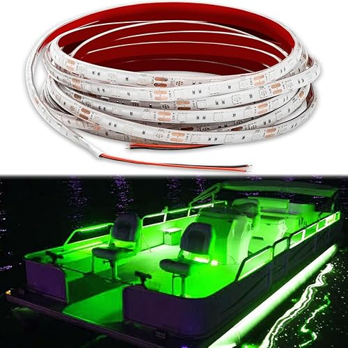 Pontoon Boat Light - LED Strip for Duck, Bass, Sail, Kayak - Flexible ...