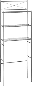 "Cross Style" Metal Spacesaver, 3 Shelf, Satin Nickel : Amazon.ca ...