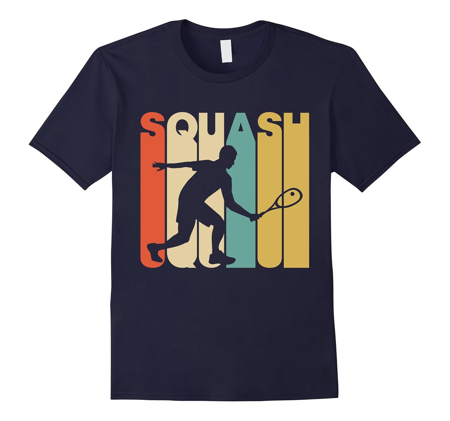 Vintage Style Squash Silhouette T-Shirt-4LVS – 4loveshirt