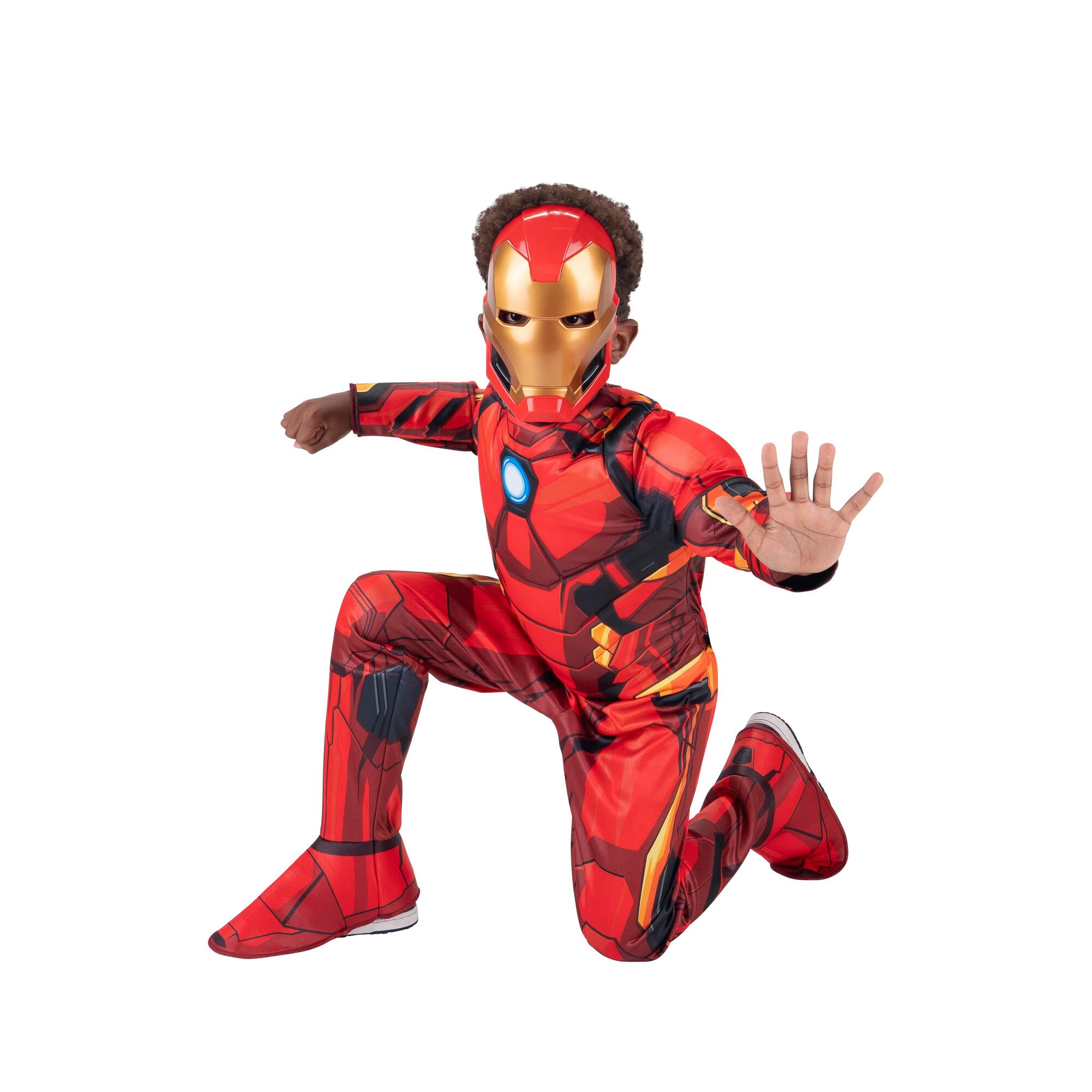 Mua MARVEL Boys Deluxe Iron Man Costume, Kids Tony Stark Superhero ...