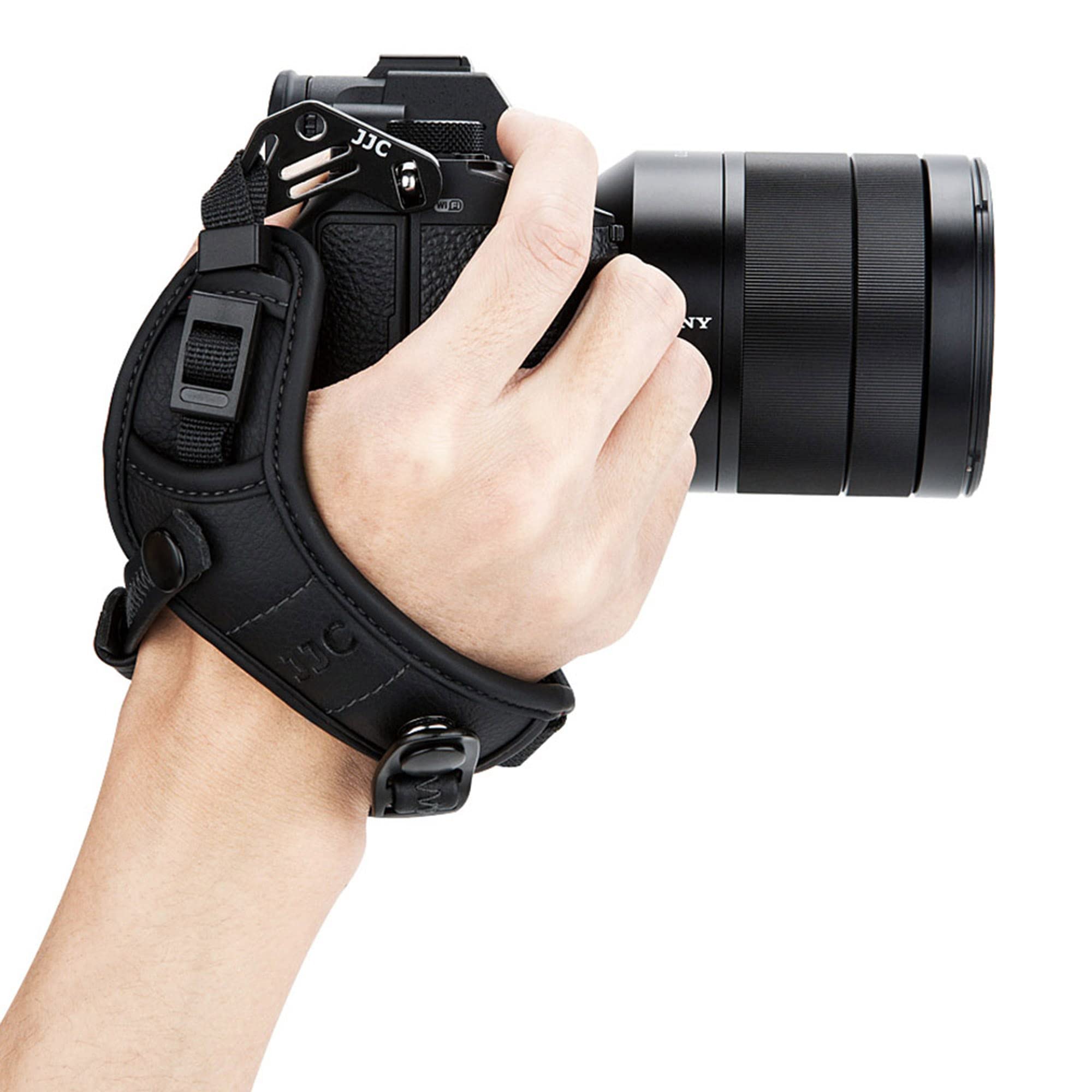 JJC Deluxe Mirrorless Camera Hand Grip Strap for Sony A7IV A7III A7II ...