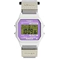 Amazon.com: Timex Men's Classical Digital 36mm Watch - White Strap ...