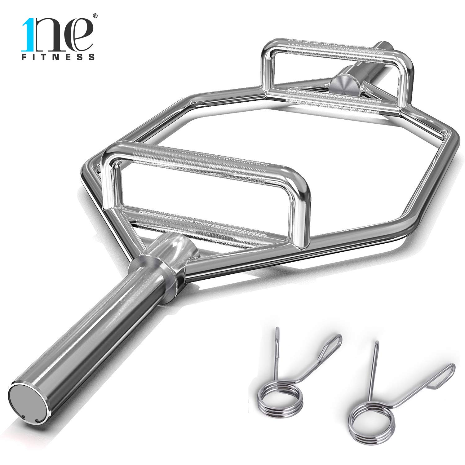 Buy 1ne Fitness 2 Inch Olympic Deadlift Shrug Bar 20KG Hexagonal Hex ...