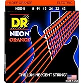 Amazon.com: DR Strings HI-DEF NEON Electric Guitar Strings (NUSAE-9 ...