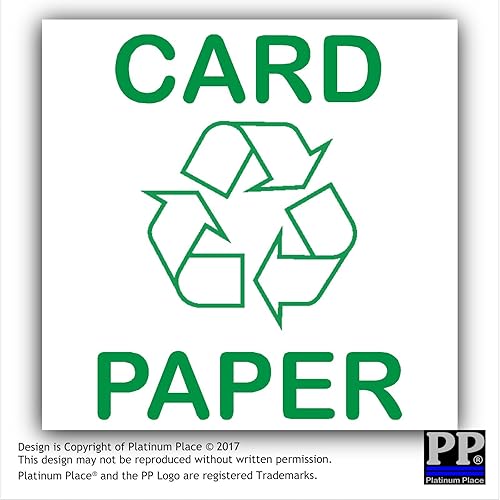 Recycling Bin-Adhesive Sticker-Recycle Logo Sign-Environment Label ...