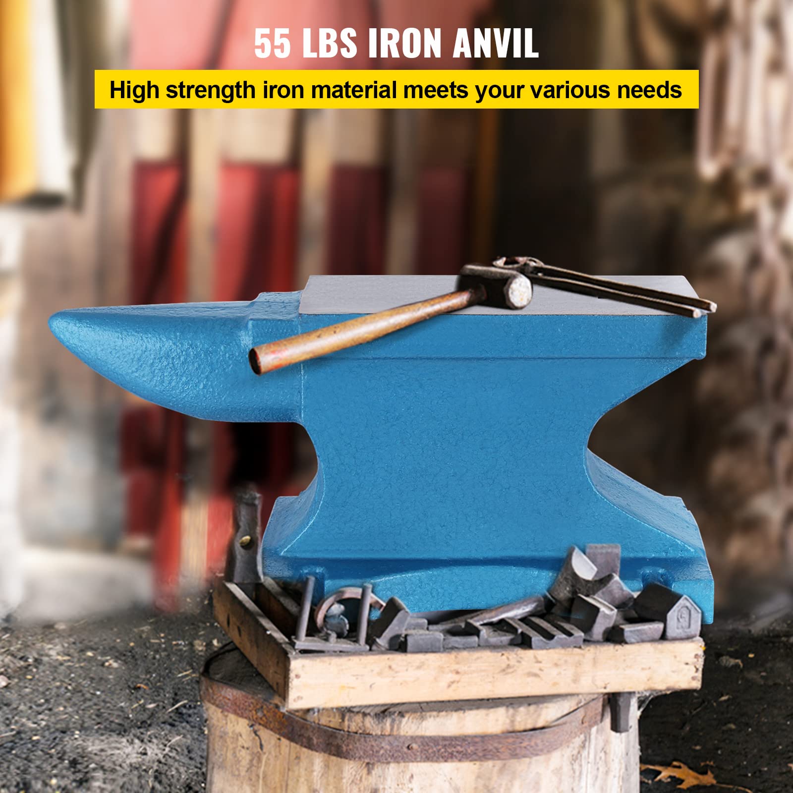 Mua VEVOR Single Horn Anvil 55Lbs, Cast Iron Anvil Blacksmith ...