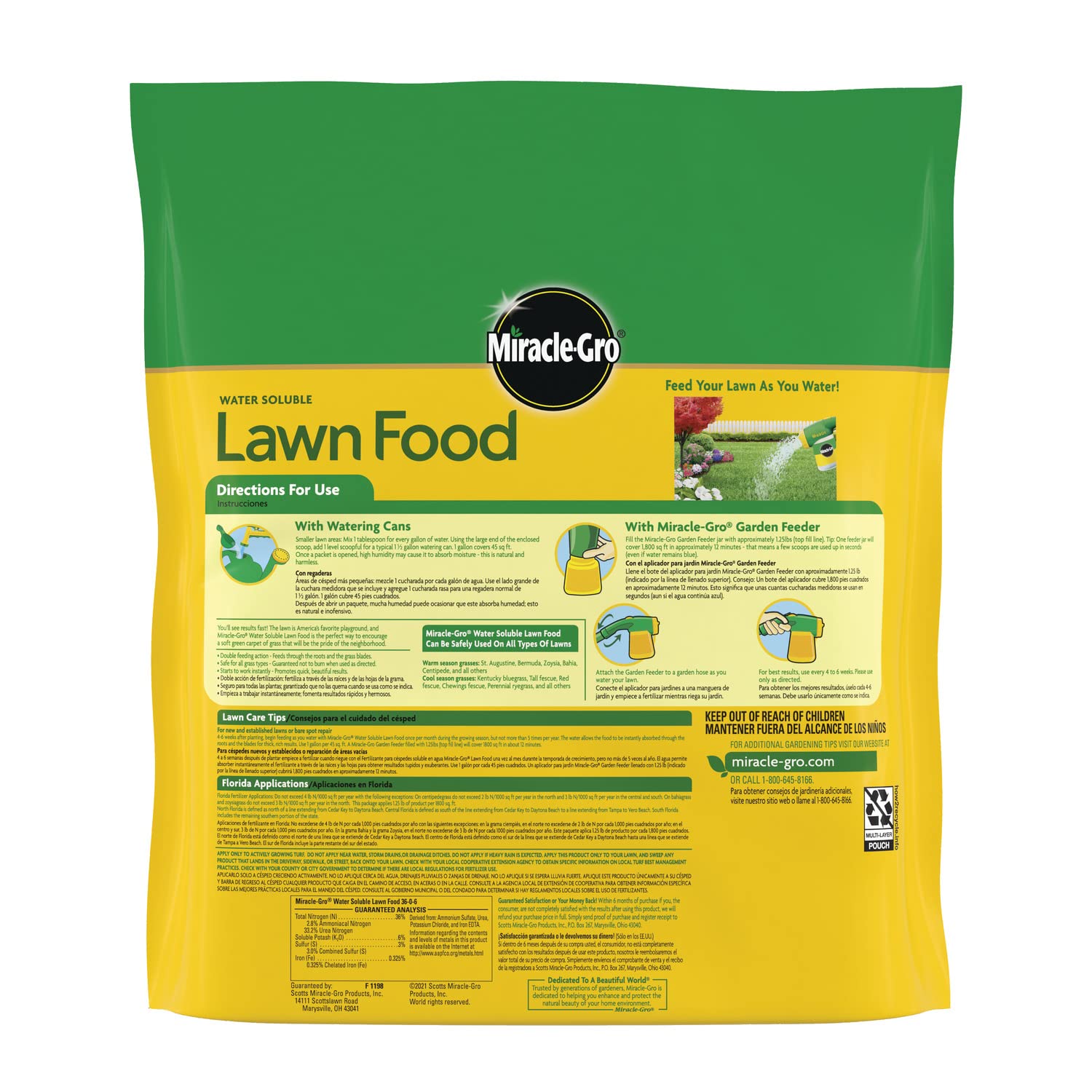 Mua Water Soluble Lawn Food - Fertilizer for All Grass Types, Feeds Up ...