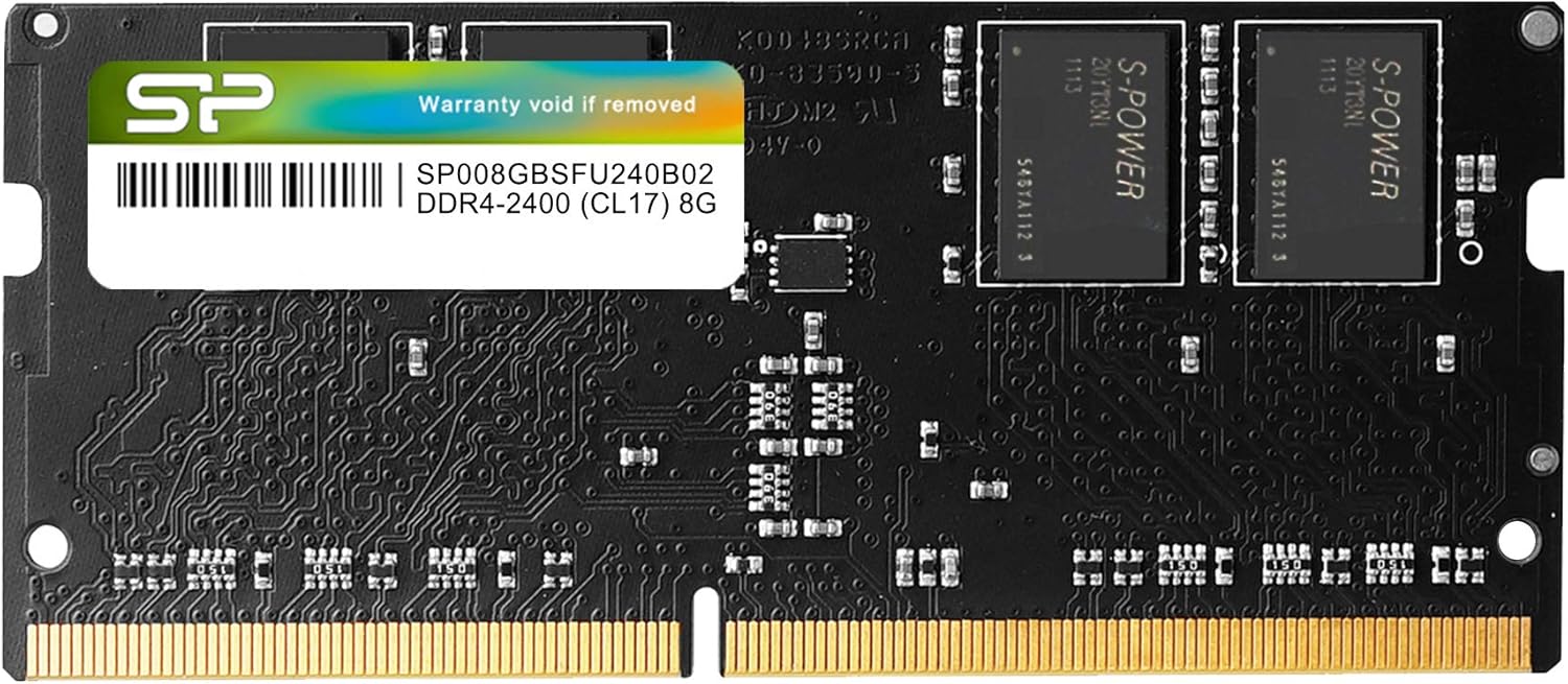 SP Silicon Power 8GB-DDR4-RAM-2400MHz (PC4 19200) 260 Pin SO-DIMM 1.2V ...