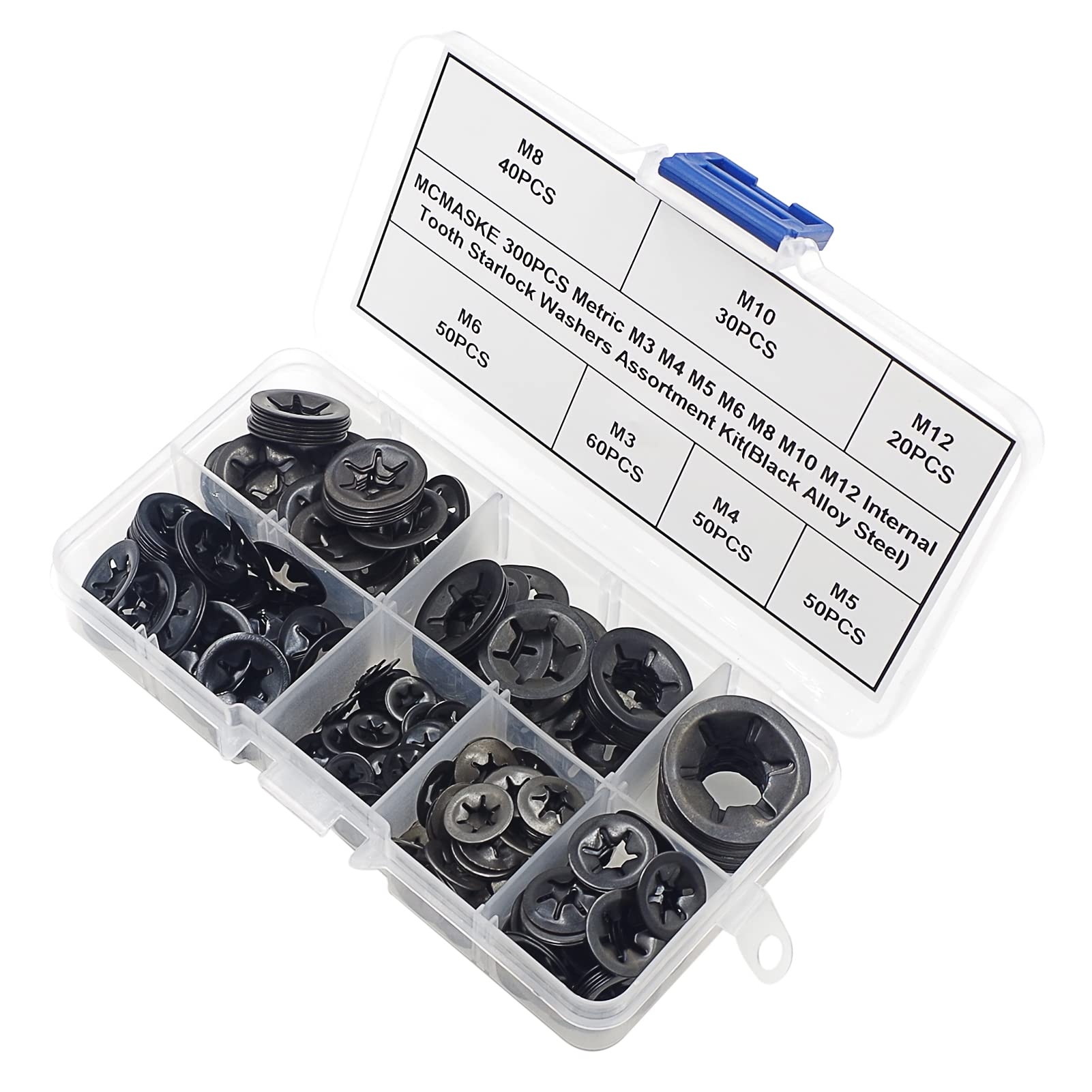 Mua MCMASKE 300PCS Metric M3 M4 M5 M6 M8 M10 M12 Internal Tooth ...