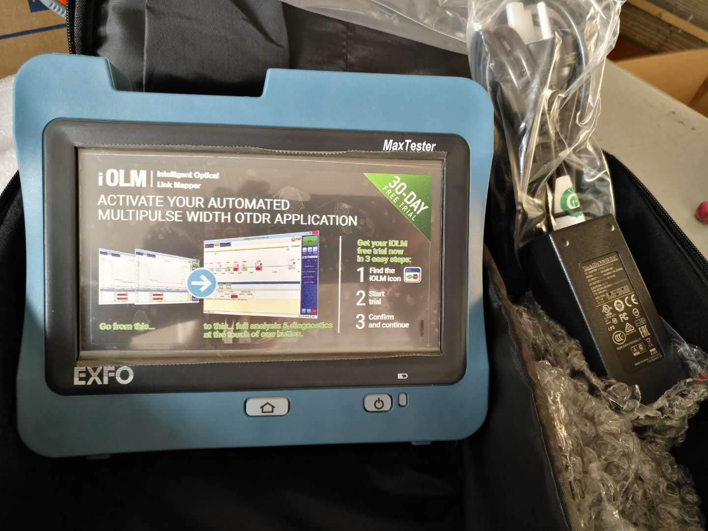 EXFO OTDR MAX-730C-SM2 + VPMX2, with Power Meter and VFL, 1310/1550 ...