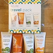 Amazon.com: ACURE Essentials Travel Size Kit, Shampoo, Conditioner, Day ...
