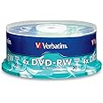 Verbatim DVD+RW 4.7GB 4X with Branded Surface - 30pk Spindle : Everything Else