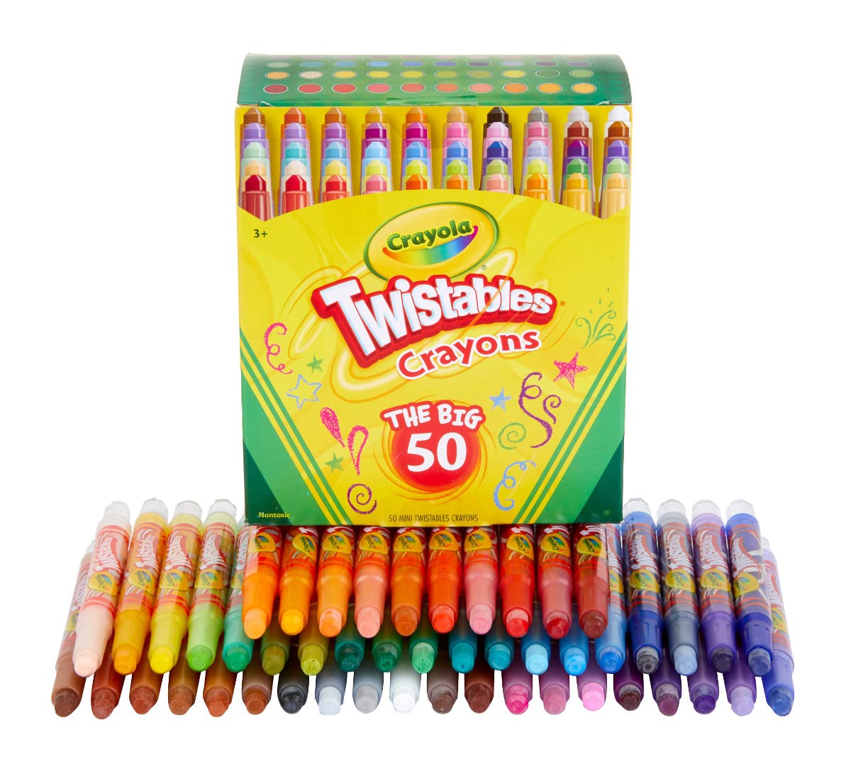 Crayola Mini Twistables Crayons (50ct), Kids Art Supplies, Easter ...