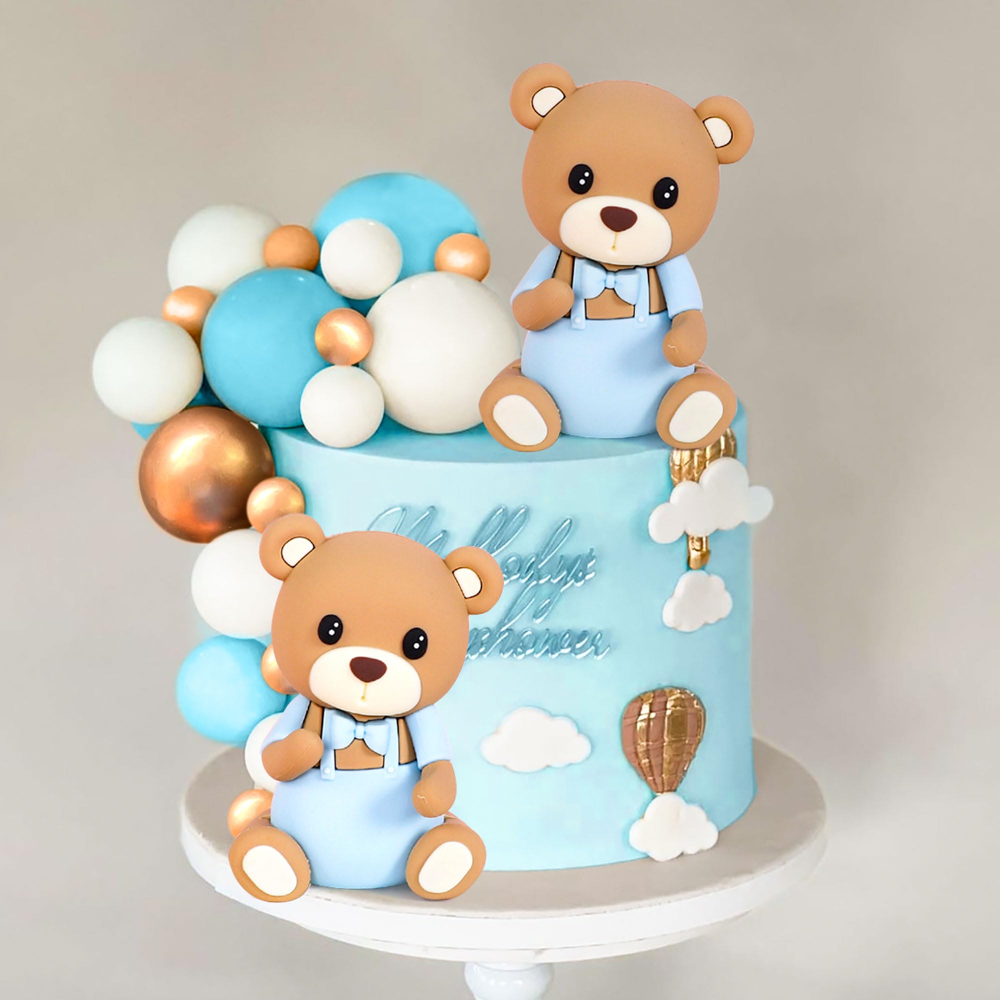 LaVenty Teddy Bear Cake Decoration Cake Decoration Christening Boy Cake ...