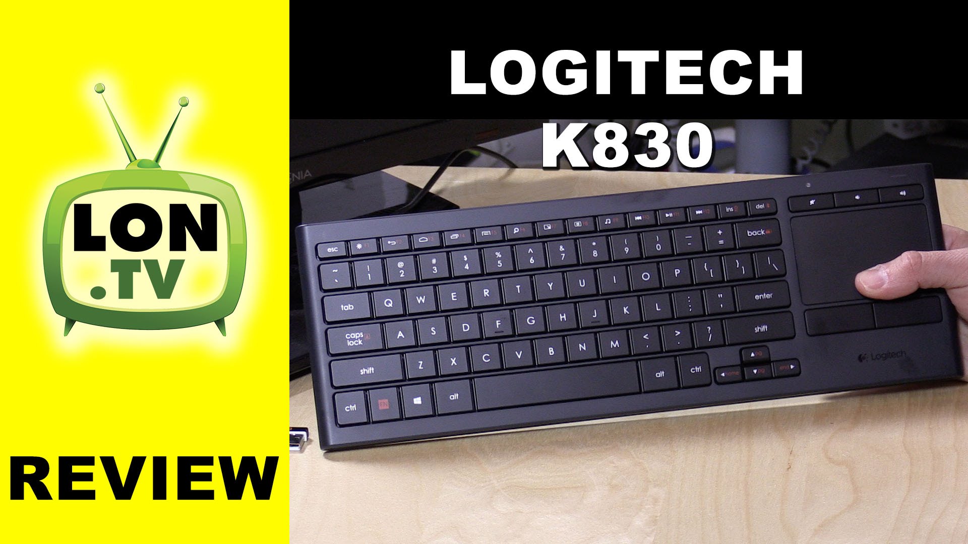 Mua Logitech K830 Illuminated Living-Room Keyboard with Built-in ...