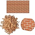 Amazon.com: Cayway Mini Red Wall Bricks - 420PCS Tiny Bricks for ...