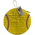 Amazon.com: APINATA4U Yellow Softball Pinata, Softball Themed Birthday ...