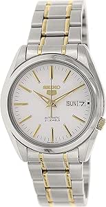 Amazon.com: Seiko 5 Silver/Gold Watch SNKL47K1 : Clothing, Shoes & Jewelry