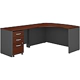 Amazon.com: Bush Business Furniture Series C 66W L Shaped Desk with 48W ...