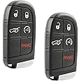 Amazon.com: 2 Key fits Jeep Compass/Trackhawk/Renegade/Fiat 500L Smart ...