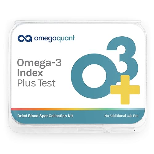 Omega Quant Omega-3 Index Plus Test Kit - Measures Blood Levels of ...