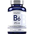 Amazon.com: Piping Rock Vitamin B6 25 mg Tablets | 400 Count | Premium ...