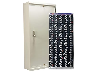 KeyTracker 150 Keys Cabinet with Peg in Peg Out Locking System - Key ...