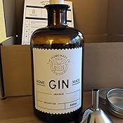 Gin Making Kit - Make Your own Homemade Artisan Gin in just a Few Days ...