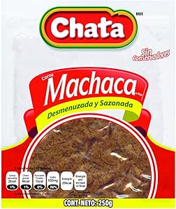 Productos Chata Machaca Desmenuzada y Sazonada, Sabor Res, 250 g ...