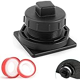 Amazon.com: Stock Tank Drain Plug Kit for Rubbermaid Commercial Stock ...