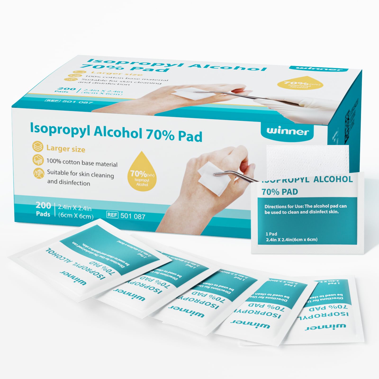 Mua Isopropyl Alcohol 70% Pad, 200 Count Individually Wrapped trên ...
