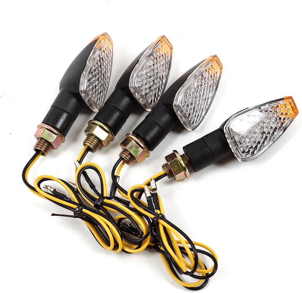 DIYI 4pcs 15 LED Motorcycle/Bike Turn Signal Indicator Light Bulb ...