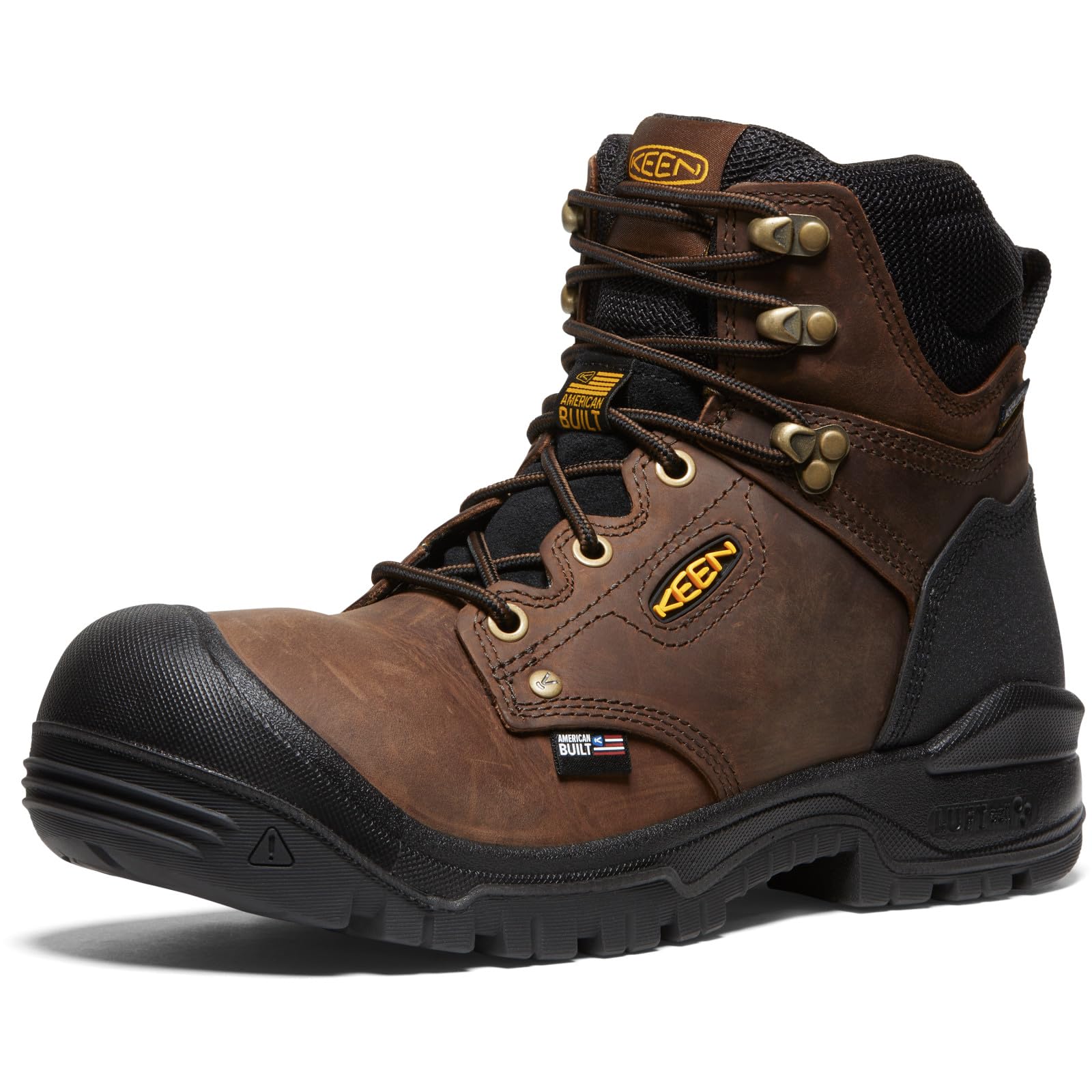 KEEN Utility Men's Independence 6" Leather Waterproof Soft Toe Work ...