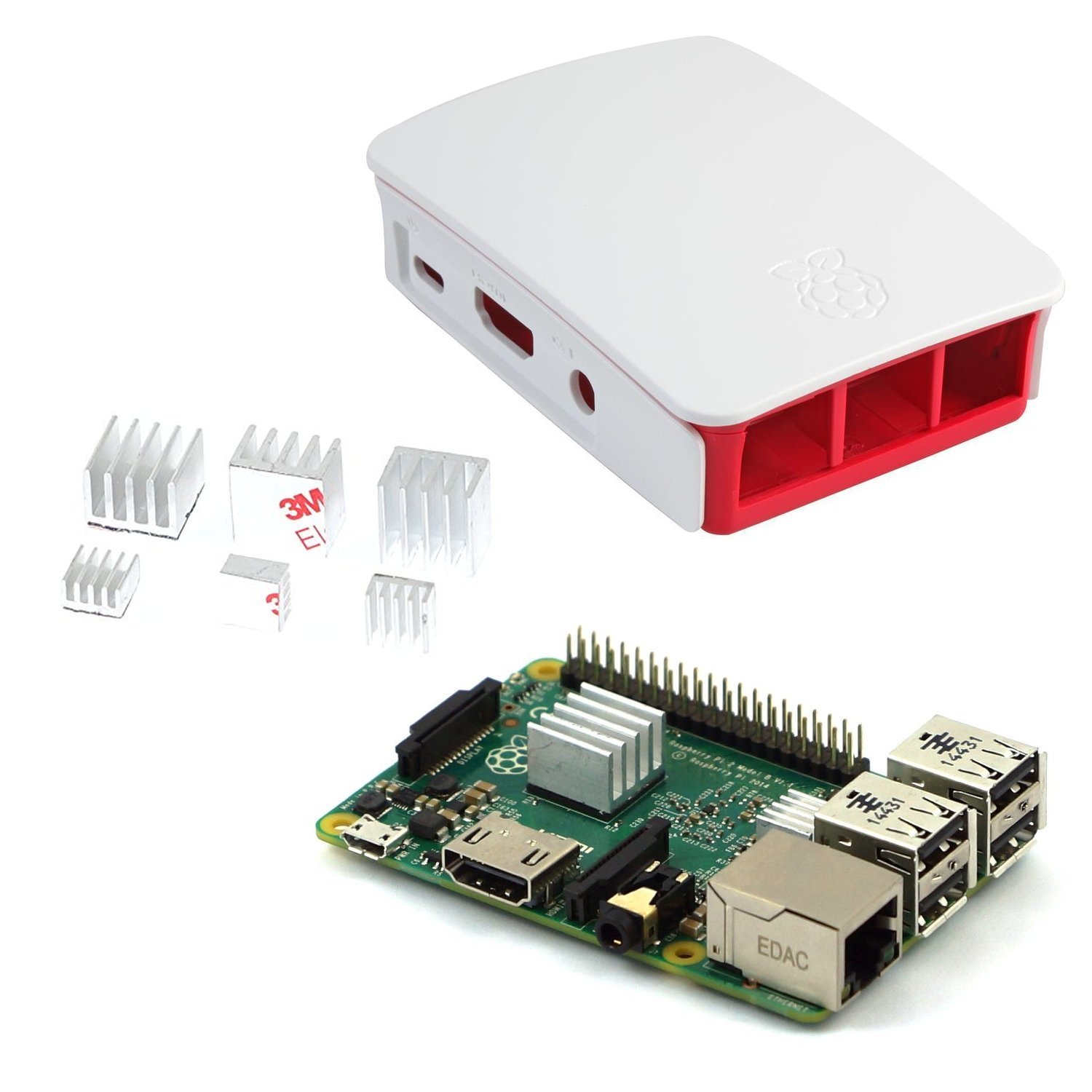 Buy Raspberry Pi 2 Single Board Computer with Raspberry Pi Official ...