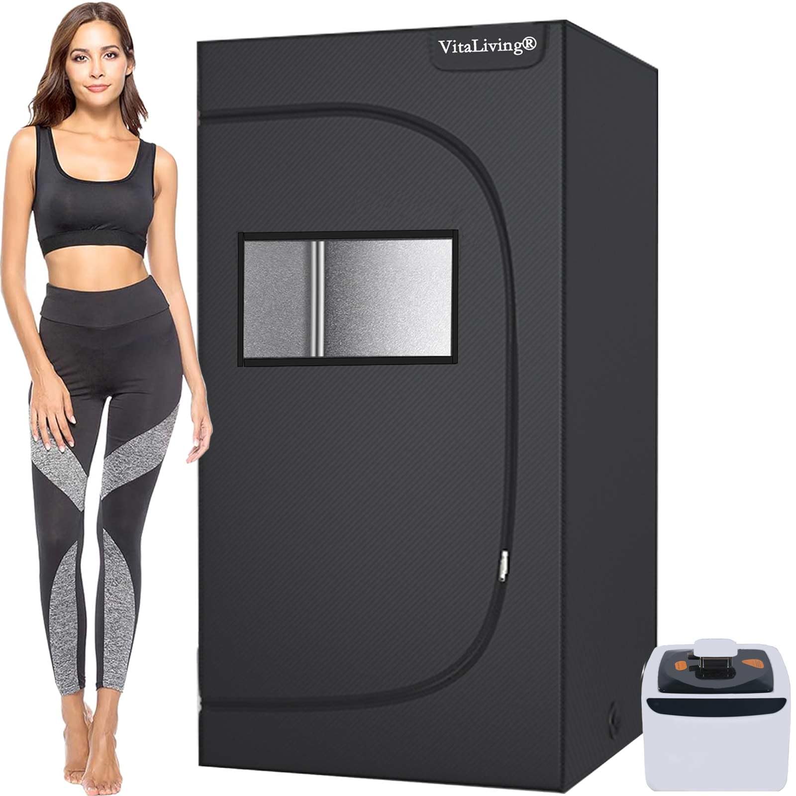 Mua VitaLiving Portable Steam Sauna Box, Portable Sauna for Home with 2 ...